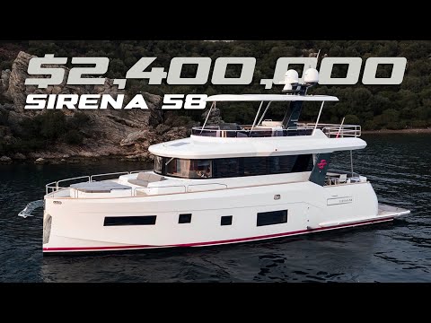 Explore the Opulent Sirena 58 Trawler Yacht on a Virtual Tour!