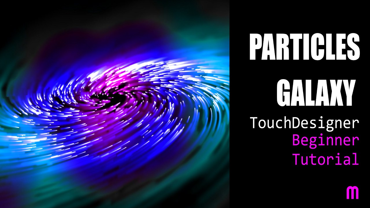 Particles Galaxy | Particle SOP Visuals | TouchDesigner Beginner Tutorial