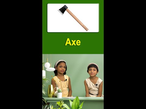 Axe | Words Starting with A | Words For Kids | বাচ্চাদের ইংরেজি শেখার ভিডিও Muntaha_Anisha | #shorts