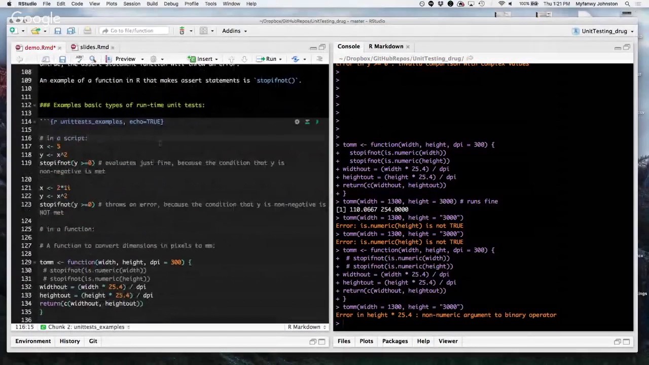 Introduction to Unit Testing in R for Scientists v1.0