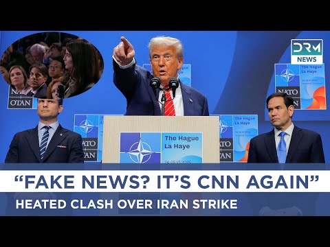 CNN’s Kaitlan Collins Grills Trump Over Iran Intel Claims at NATO Summit | AC1G