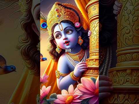Powerful Krishna mantra🍎- 🕉️ KRISHNAYA VASUDEVAYA #krishna #chanting #meditation #music