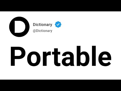 Portable Meaning In English