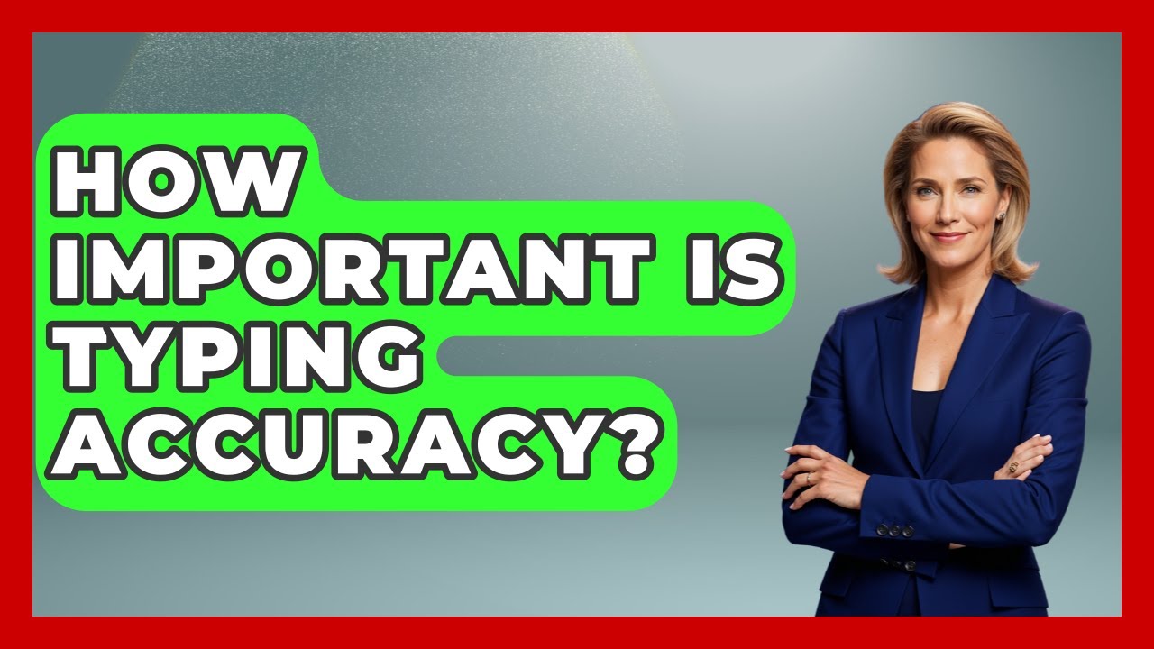 How Important Is Typing Accuracy? - Admin Career Guide