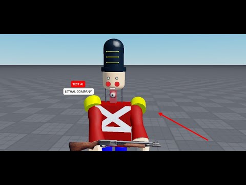 Lethal Company Nutcraker AI roblox studio test