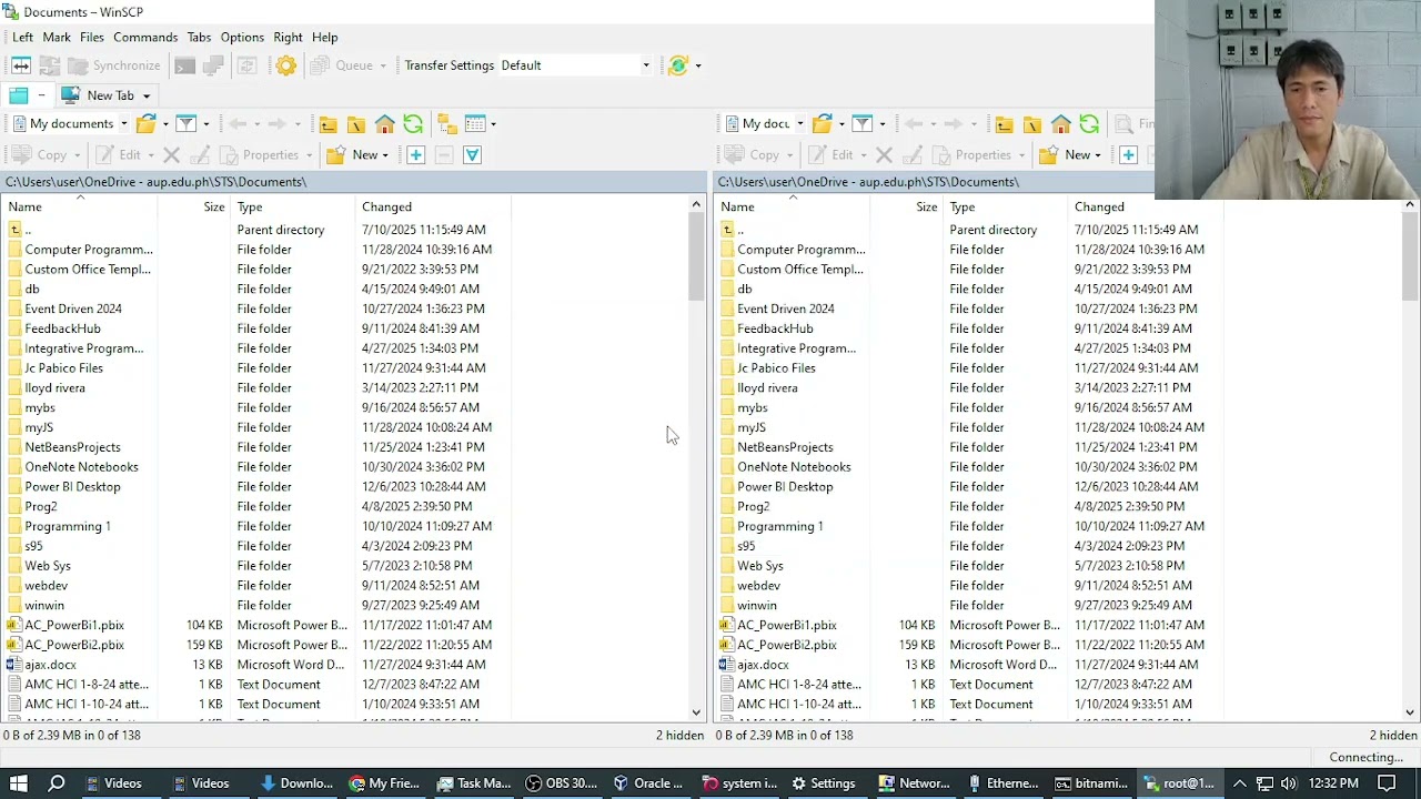 WinSCP to edit files in server