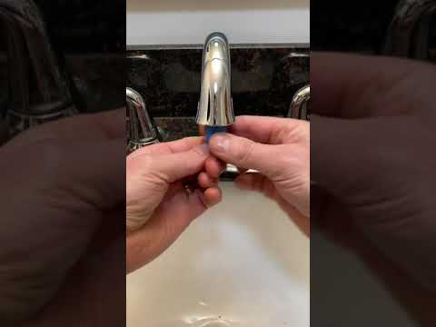 Fix a Slow Running Bathroom Faucet💧 #plumbing #diy #tips