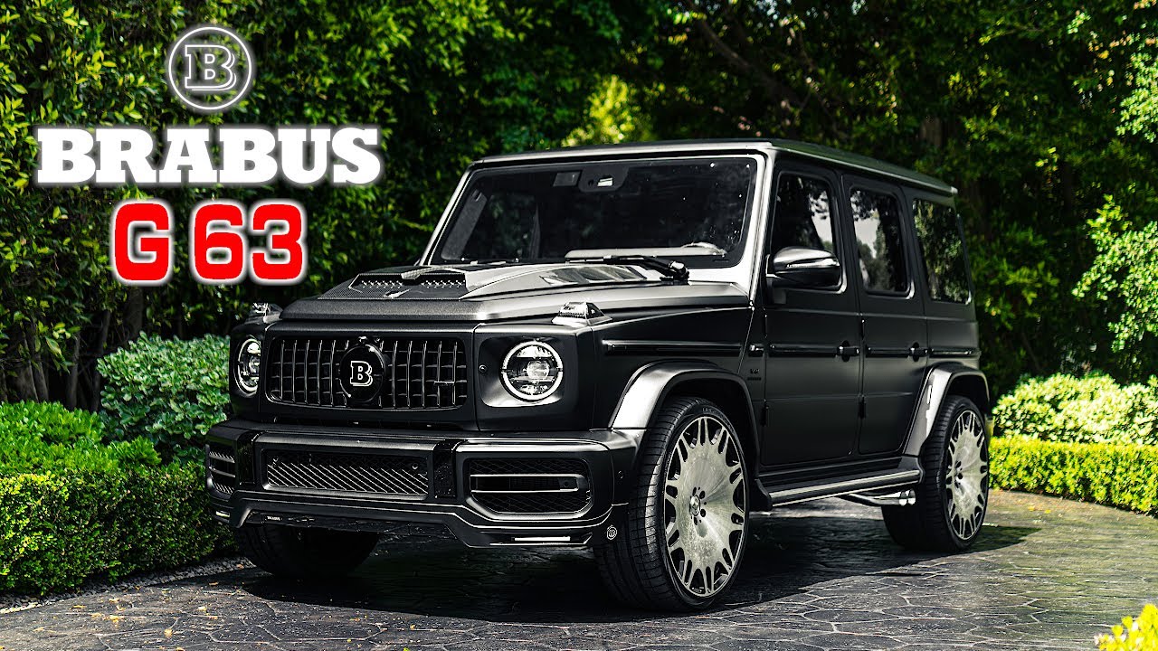 Satin Black Mercedes-AMG G 63 Poses as a Brabus With Add-Ons and ...