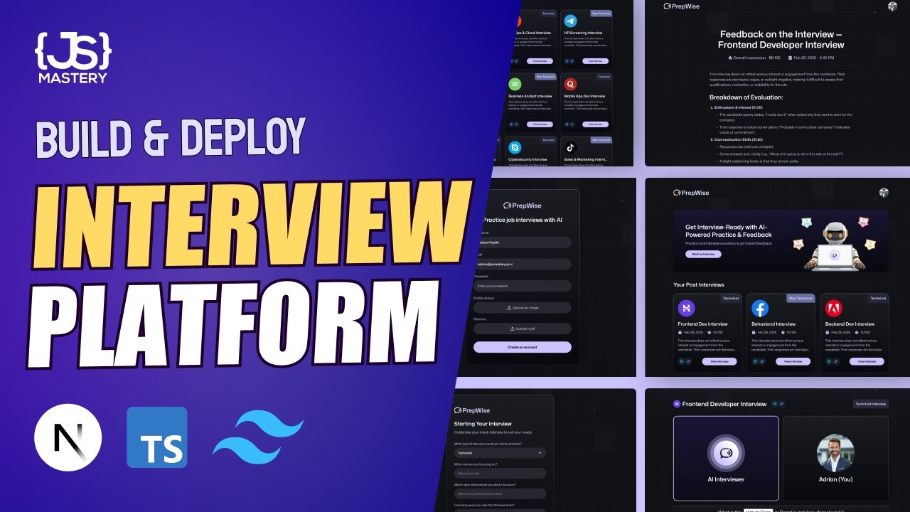 Full Stack AI App: Build a Real-Time Voice Agent Interview Platform