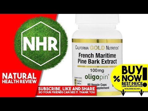 California Gold Nutrition, French Maritime Pine Bark Extract, Oligopin, Antioxidant Polyphenol, 100