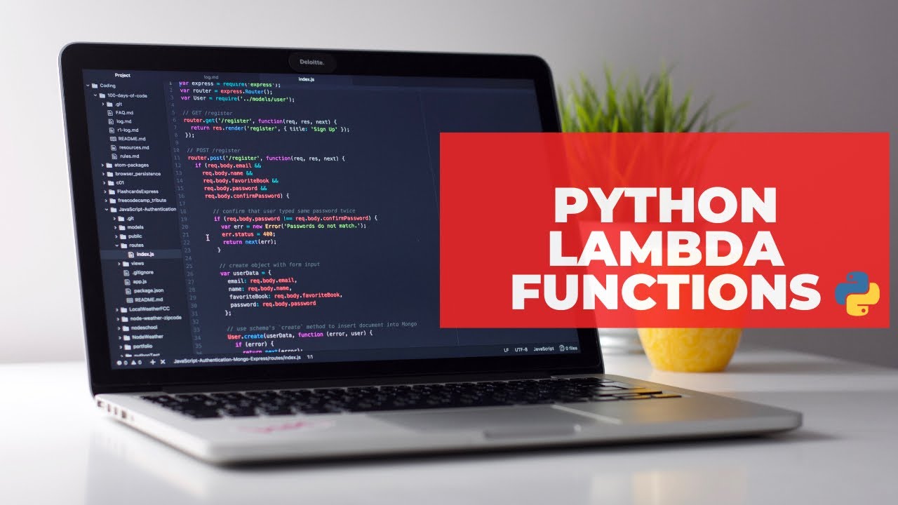 Python Lambda Functions Explained Tutorial | Python for Beginners | MLittleProgramming
