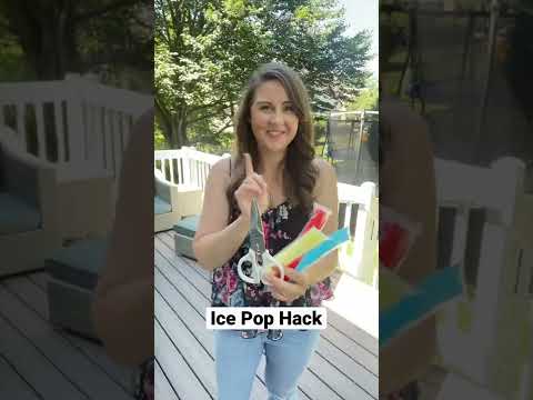 Easiest Way To Open Ice Pops! #summer #lifehack #icepops #momhack #summerhack #tipsandtricks