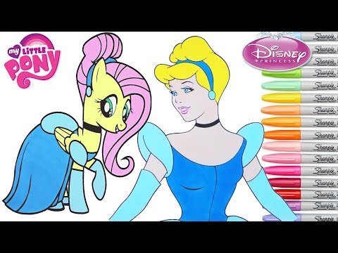 My Little Pony Coloring Book Pages MLP Disney Princess Cindershy ...