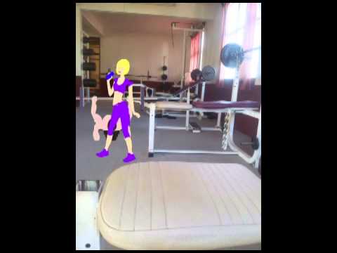 gym animation using different techniques | timothymasuku