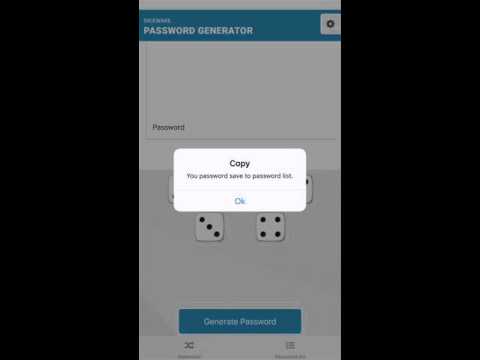 Diceware Password Generator.