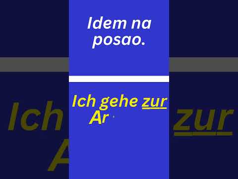 #1 prevodimo na njemacki