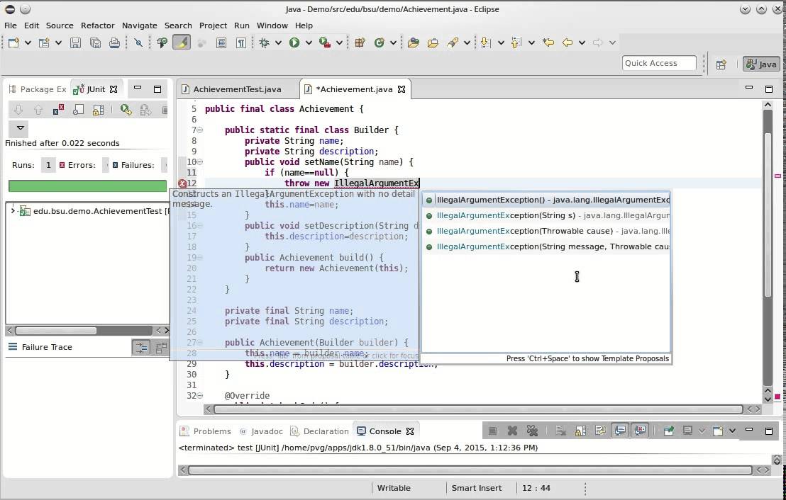 Introduction to the Builder Design Pattern