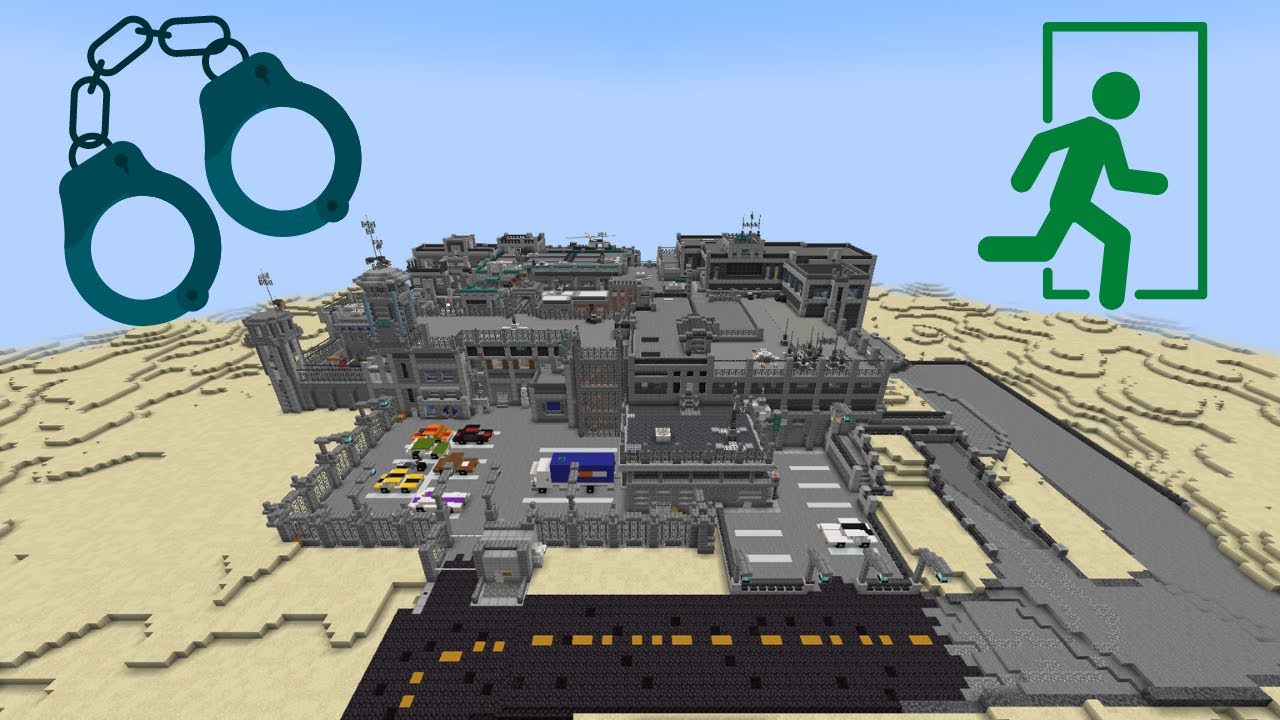 Left Alone in an Abandoned Prison | Jed’s Prison Escape | Minecraft Map