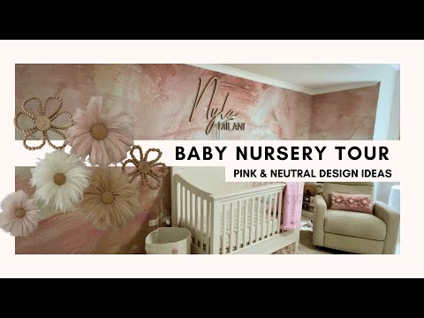Baby Girl Nursery Tour | Nursery Decor Ideas | Pink, Neutral, BOHO Theme