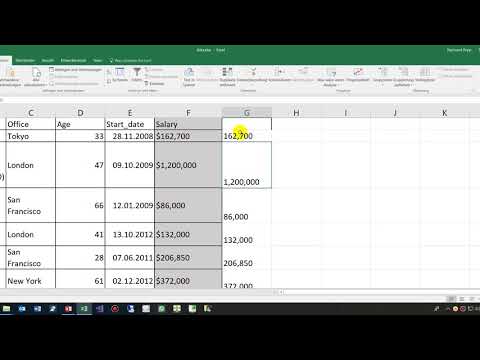 Excel Text Währung in Zahl umwandeln $123,456.89 in 123456,89