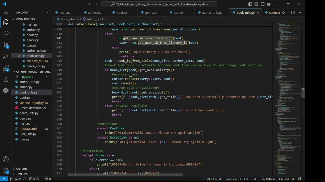 Library Management System explainer