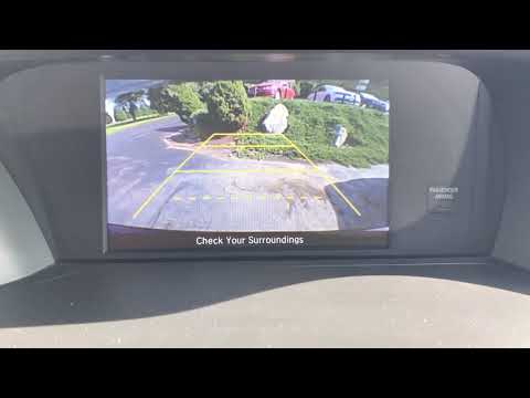 How to operate blindspot and backup cameras 2014 Honda Accord