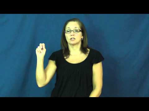 American Sign Language ASL Video Dictionary - shade