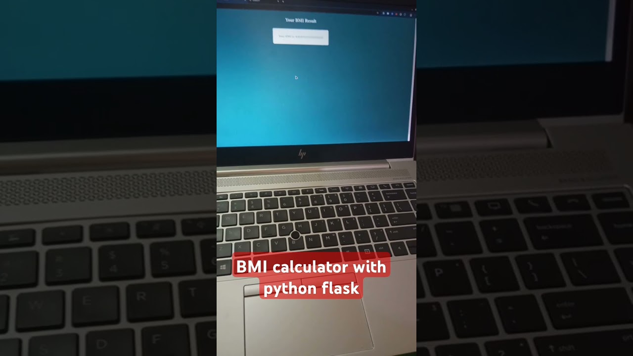 BMI calculator with python flask #coding #programming #explore #python #pythonflask #project