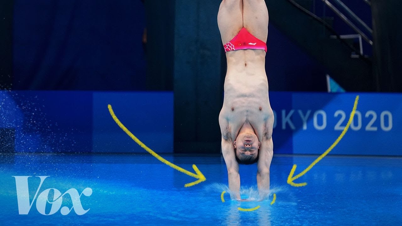 How Olympic divers make the perfect tiny splash