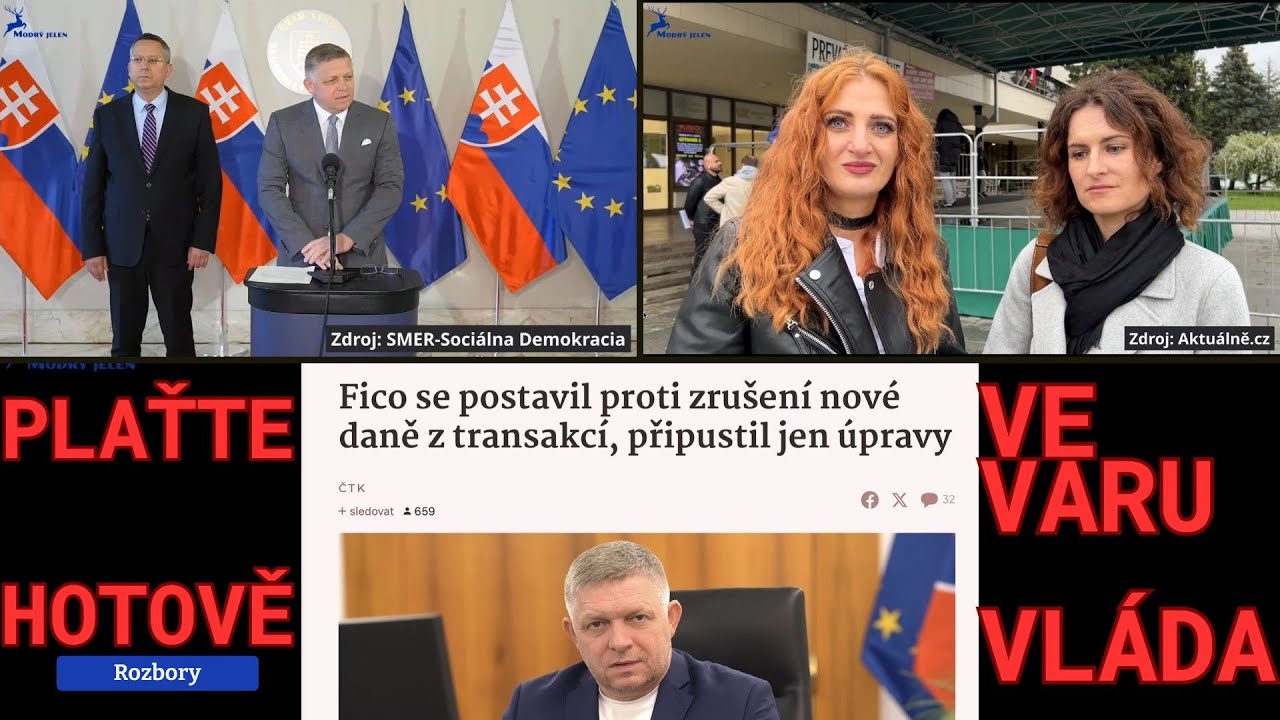 Ficova vláda ve varu – Modrý jelen