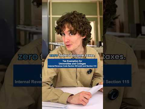 Colleges Pay No Taxes?