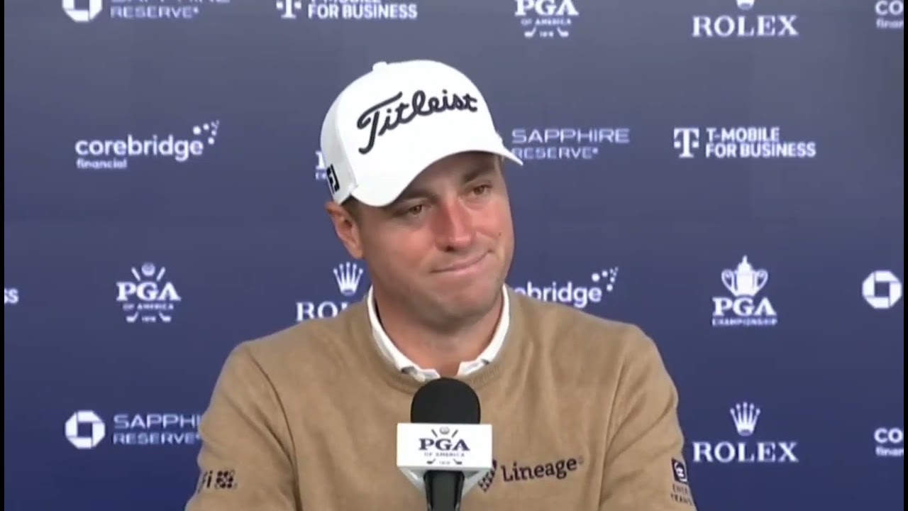 Justin Thomas On TOUGH PINS & PACE OF PLAY At PGA Championship