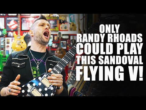 Karl Sandoval Custom Polka Dot Flying V - Artists Using It | Equipboard