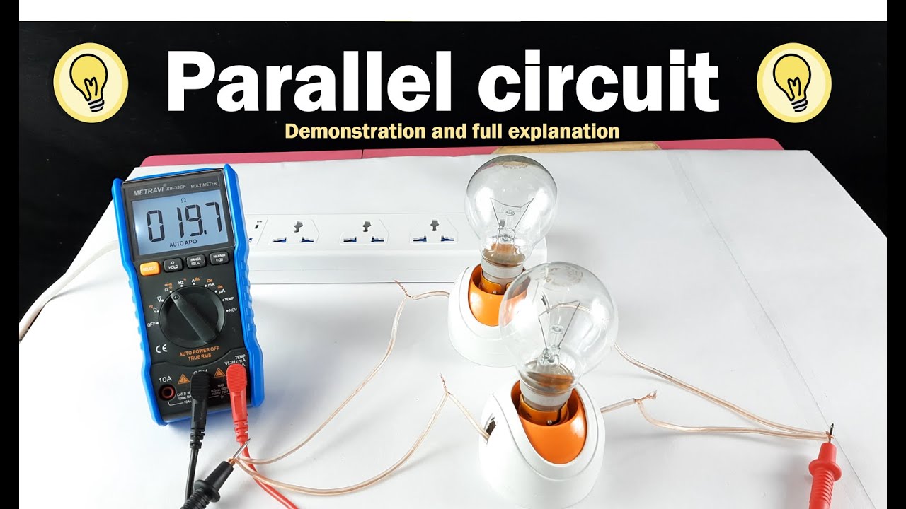 Parallel circuit experiment || Parallel combination of bulbs