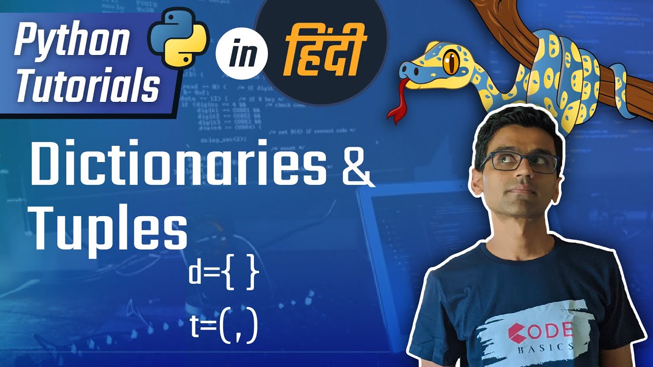Python Hindi Tutorial 14 - Dictionary and Tuple