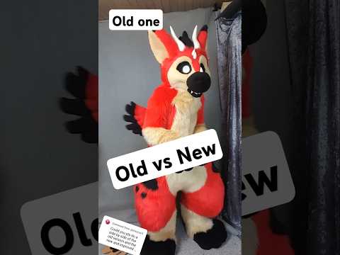 6 Year Old Fursuit vs Now #fursuitmaker #furry