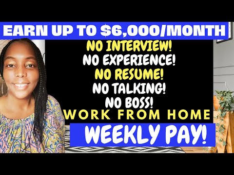 Hiring Now! Earn $6,000/month Work from Home Jobs 2023| No Interview & No Experience WFH Jobs