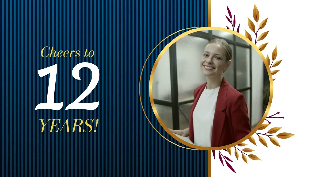 Free Work Anniversary Video Template (Customizable) - FlexClip