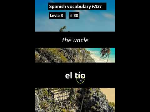 UNCLE / TÍO #spanishvocabulary