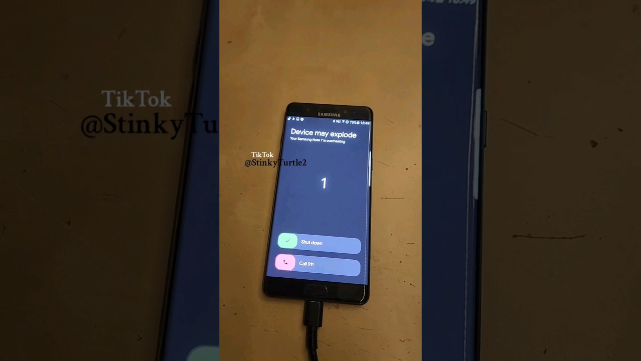 Note 7 #alert#alertnotification#overheating#note7#Samsung#stinkyturtle2#phone #Android#iPhone#Apple