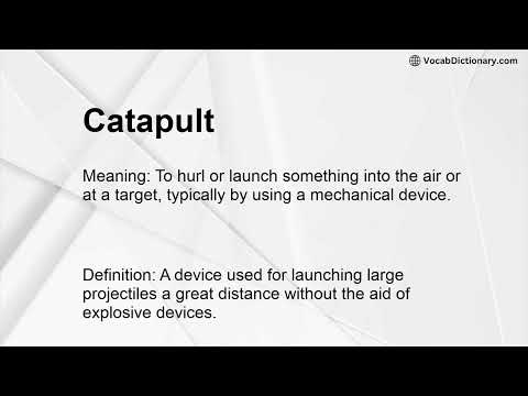 Catapult Meaning