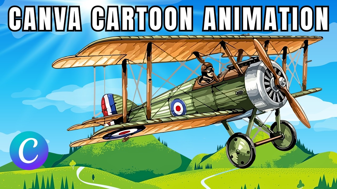 Make Animated Cartoon Stories in Canva: Full Tutorial for Beginners