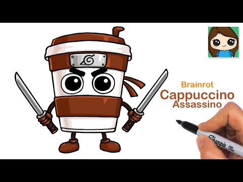 How to Draw Cappuccino Assassino | Italian Brainrot