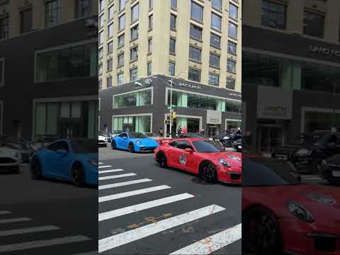 Supercars in NYC Summer 2022: Porsche 911 GT2 GT3 RS #shorts