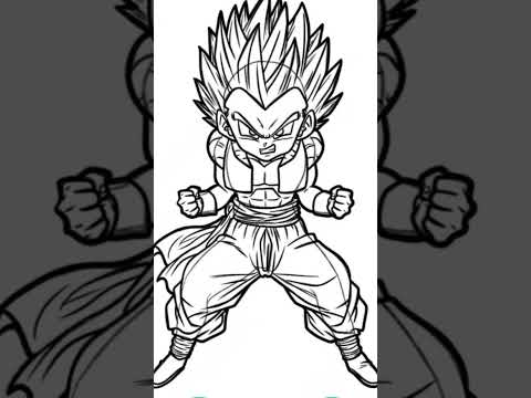 How to draw kid Goku step by step 👌👌#angry #viral @DRAWING_LERN_STEP_BY_STEP🤜🤛