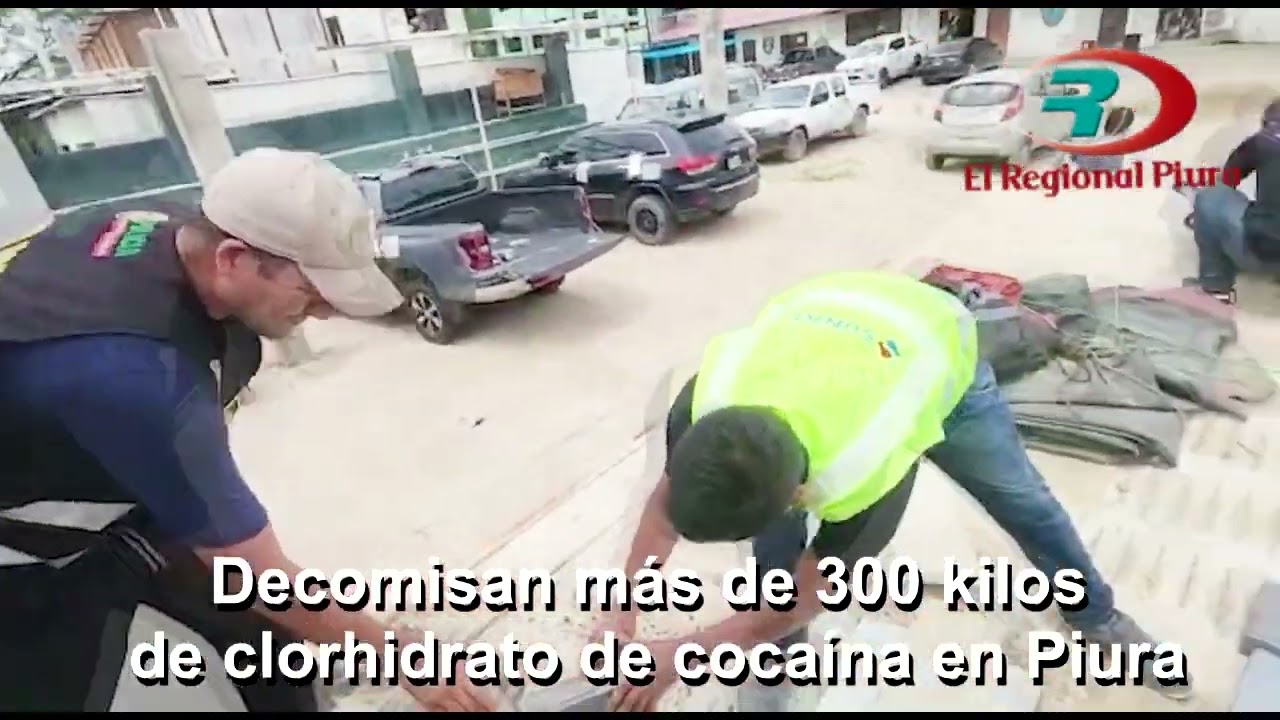 Decomisan más de 300 kilos de clorhidrato de cocaína en Piura