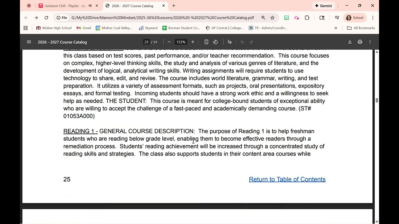 How to Use the Course Catalog