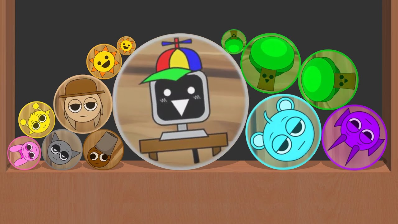 SPRUNKI MERGE INCREDIBOX: Suika Game Gameplay Walkthrough - Reaching Max Level!