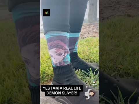 I AM A DEMON SLAYER #demonslayer #tanjiro #sunday #tattoos #emo #harness #fathersday #anime #fishnet