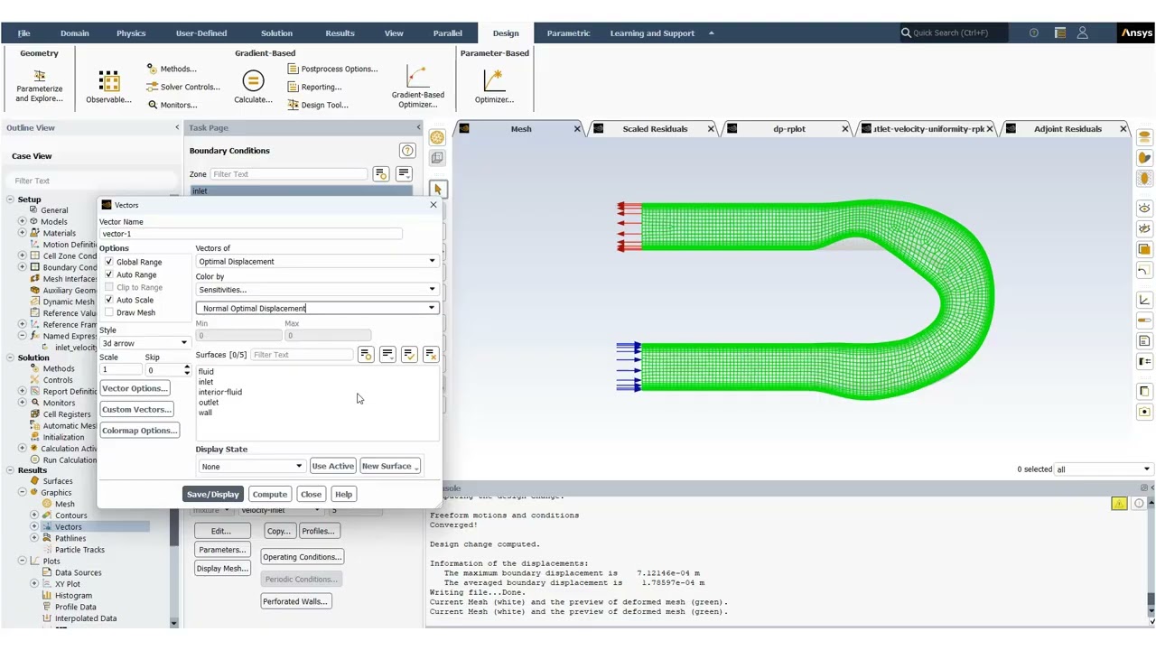 Ansys Fluent Gradient-Based Optimization: Adjoint Solver – Part 2